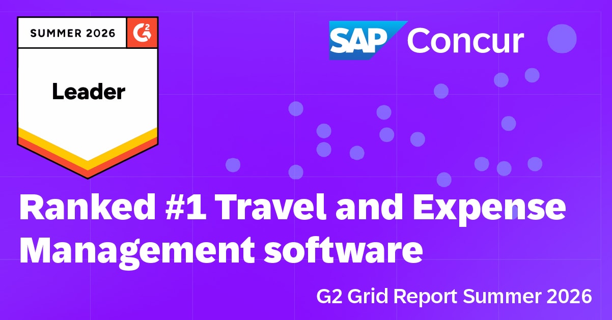 SAP Concur nombrado #1 en el Informe Grid de Gestión de Gastos de G2 ...